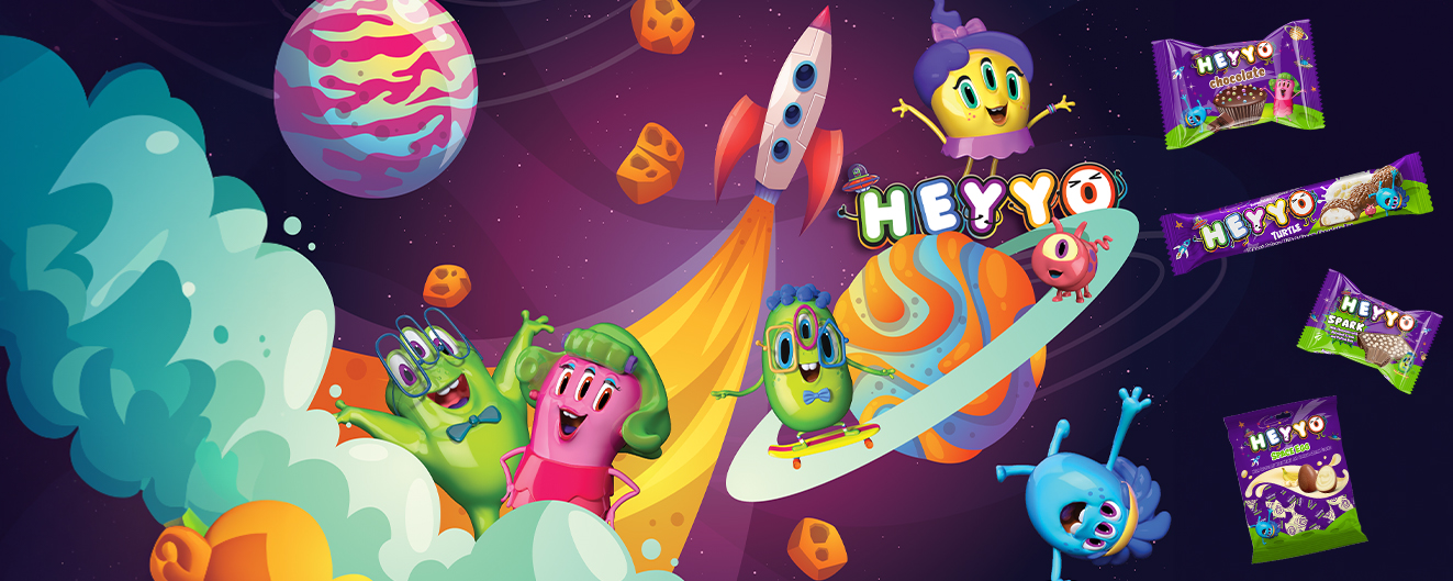 Alyan Gıda is bringing the fun world of Heyyo to children!